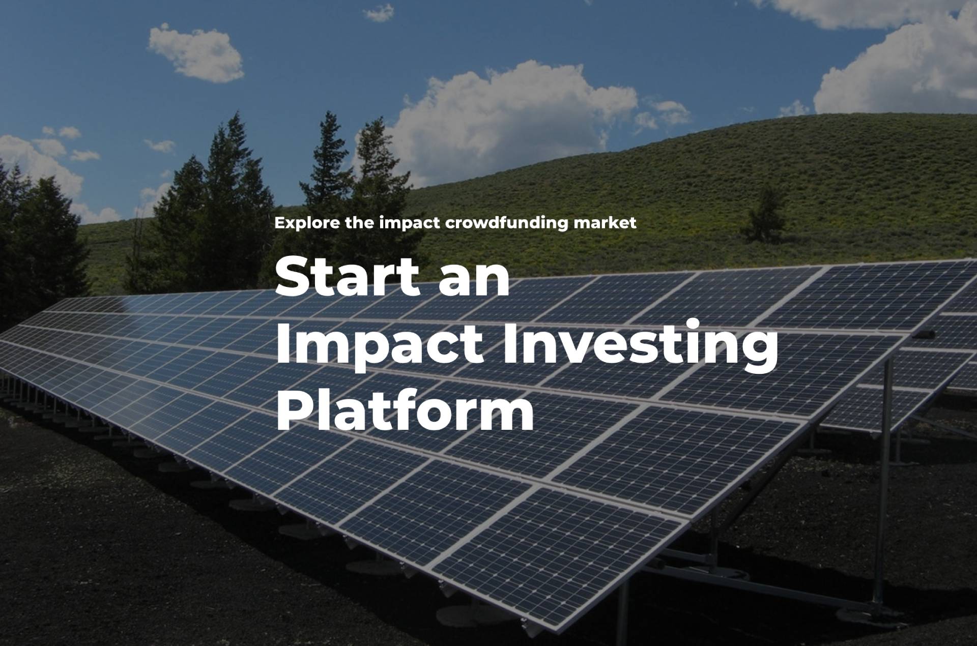 How to Launch an Impact Investing Platform for Crowdfunding Projects
