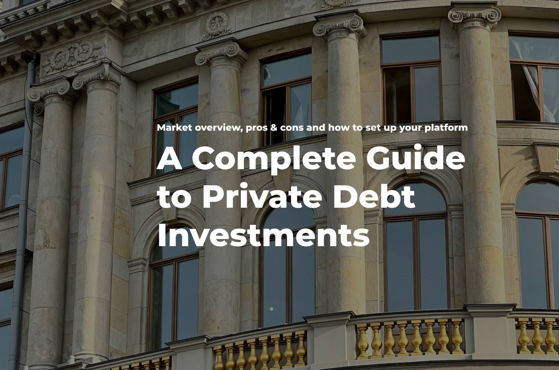 The Complete Guide to Private Debt for B2B