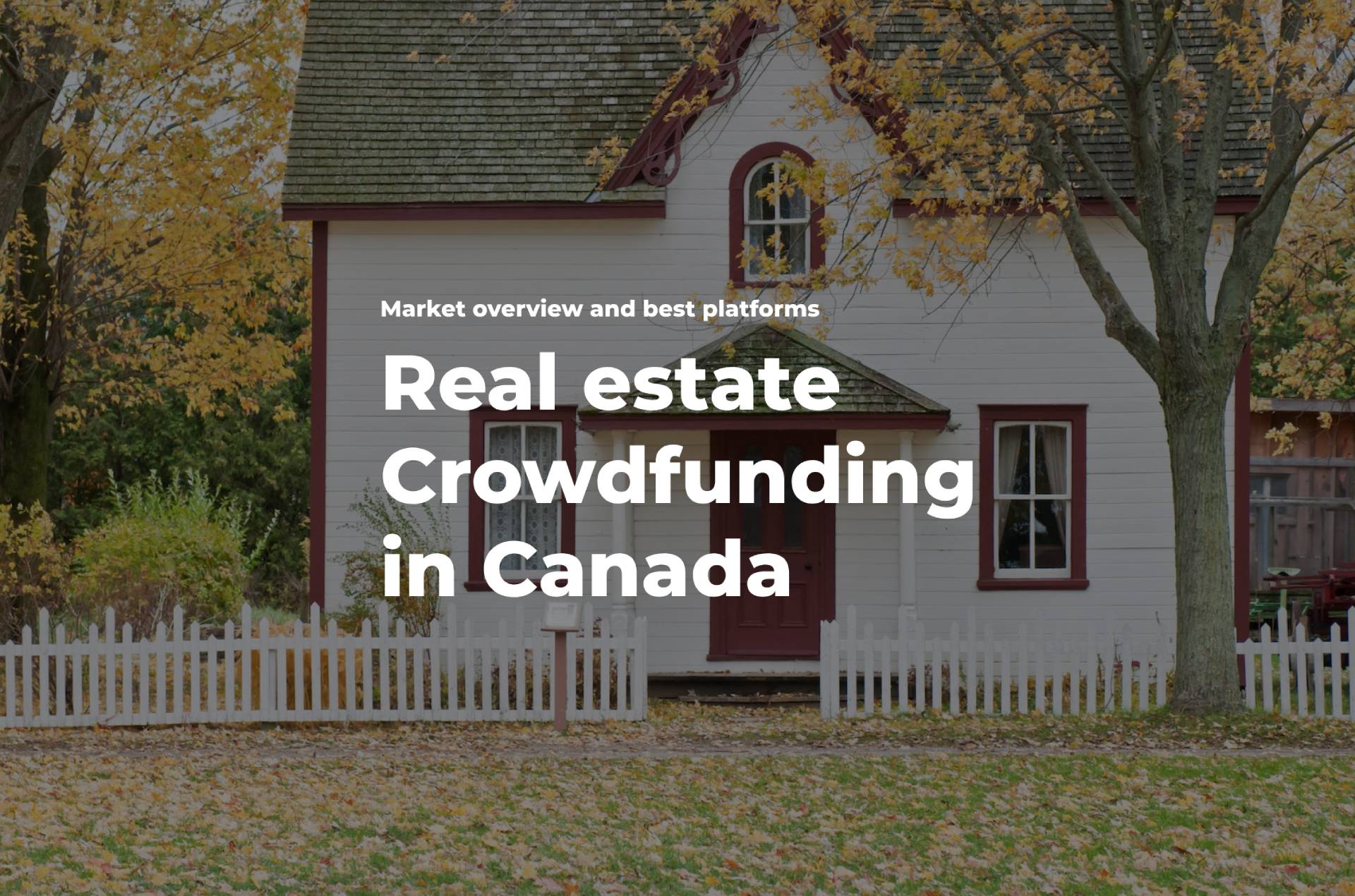 Real Estate Crowdfunding in Canada