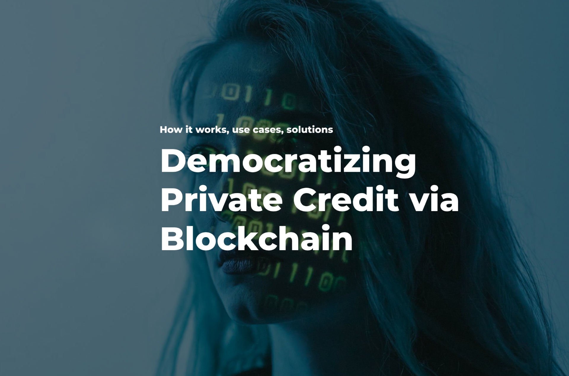 Democratizing Access to Private Credit via Blockchain