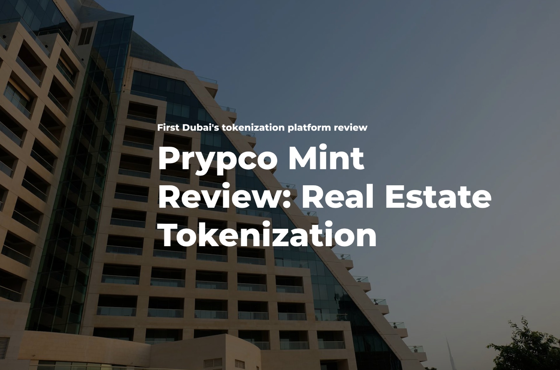 Prypco Mint Review: Dubai’s First Tokenized Real Estate Platform