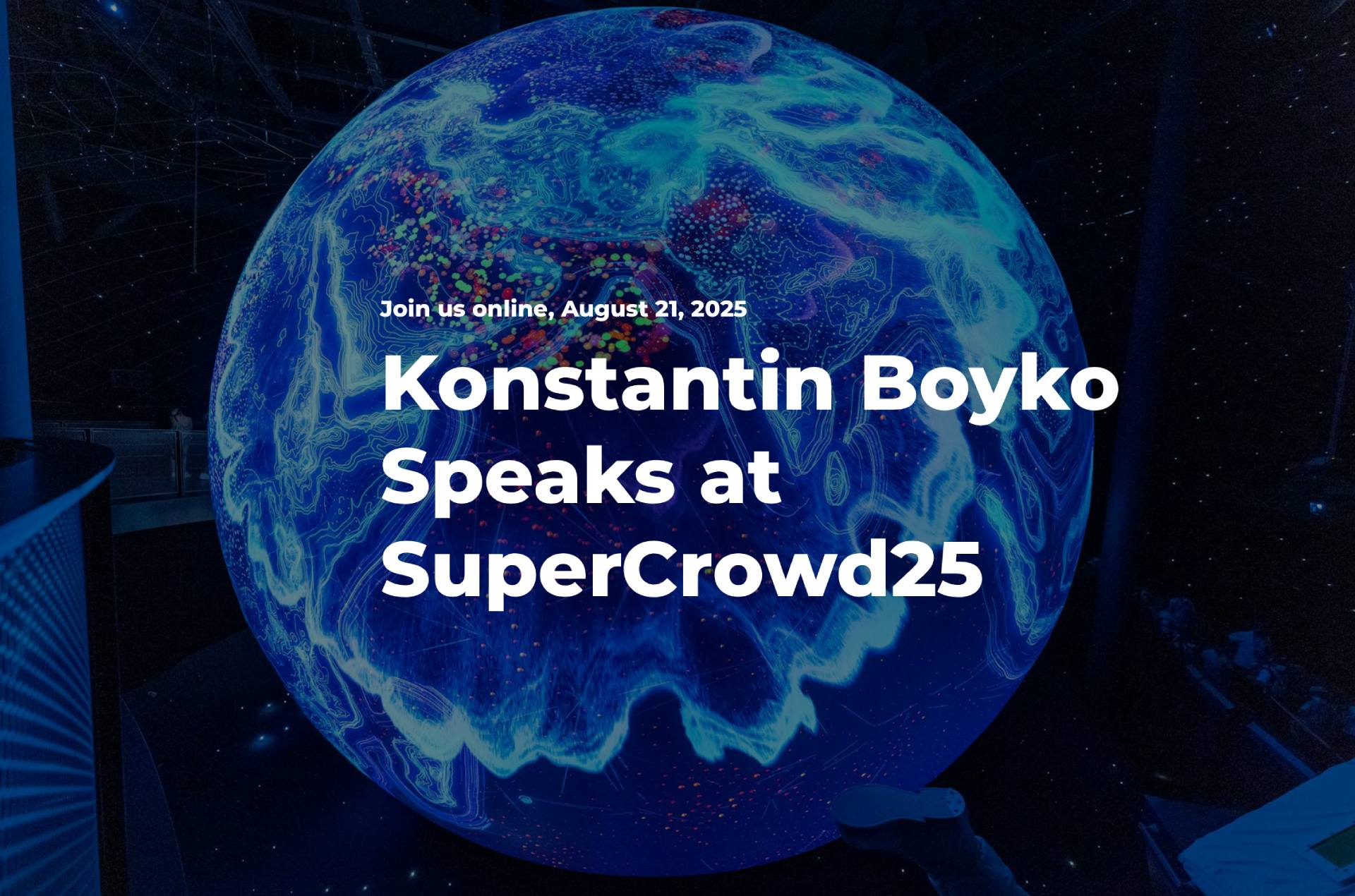 Konstantin Boyko Speaks at SuperCrowd25 on Global Crowdfunding Trends